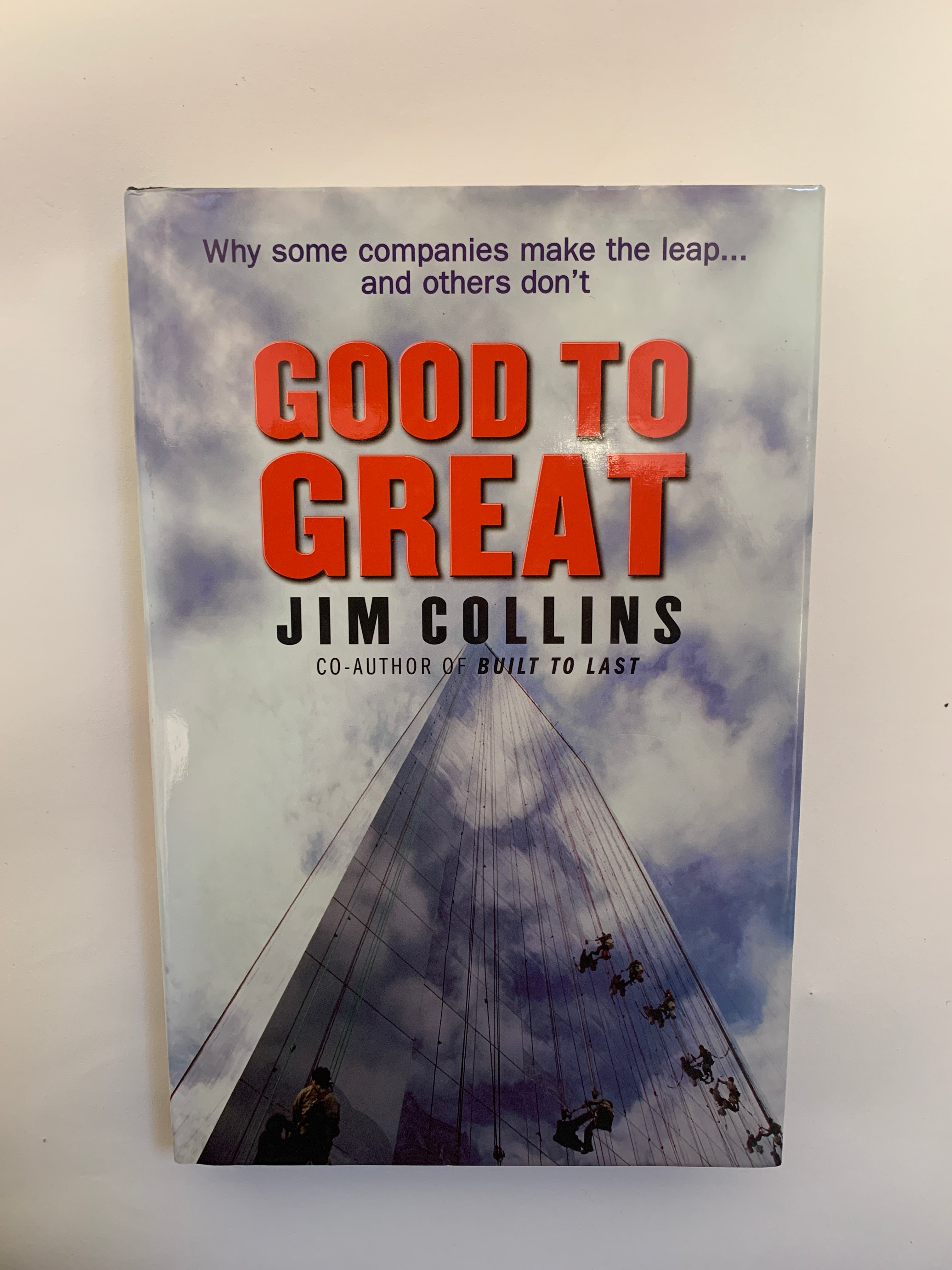 Good to Great Book by Jim Collins Large Hardcover Book – Shop for Shelter