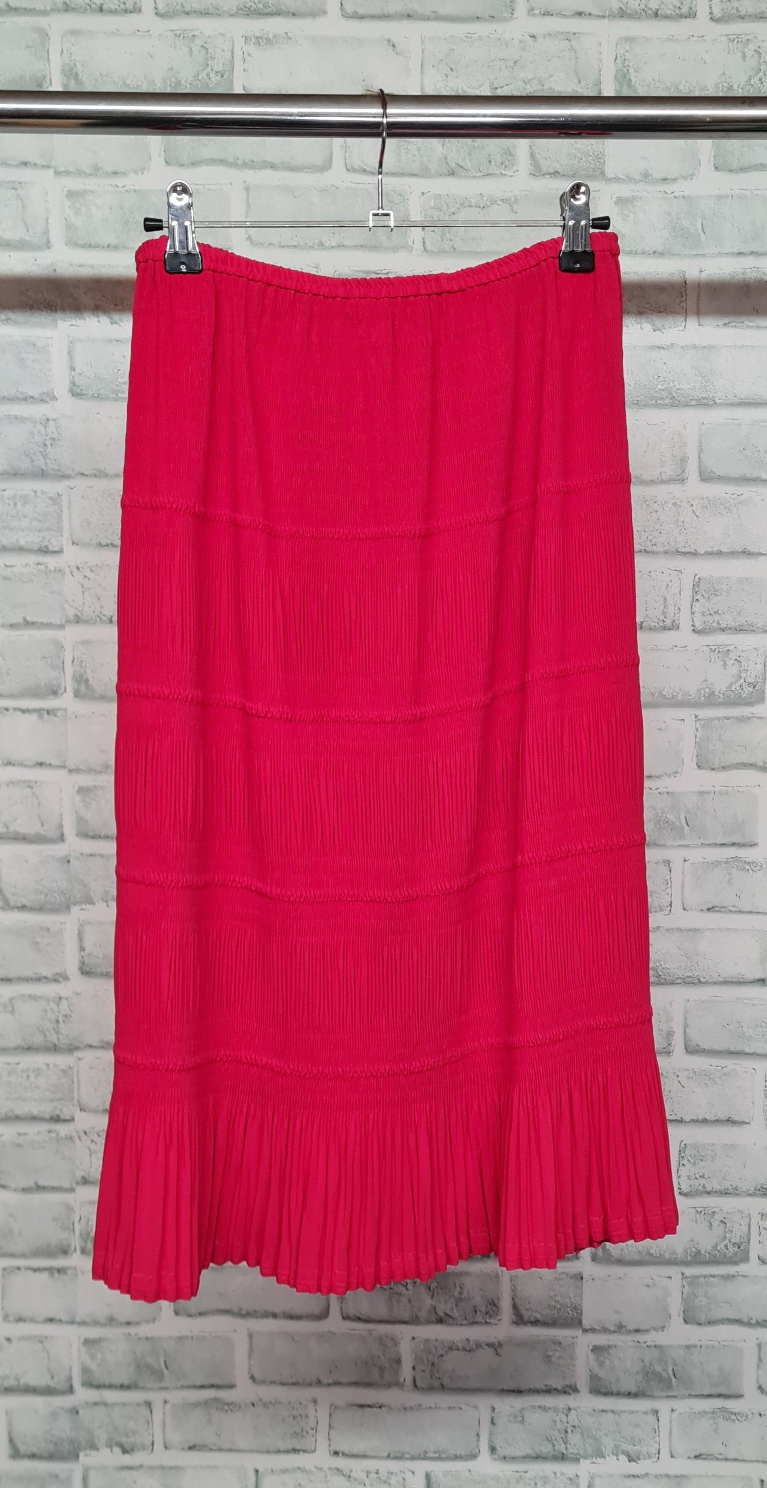 Patsy Seddon for Phase Eight Graduated Pleat Pink Midi Skirt – Shop for ...