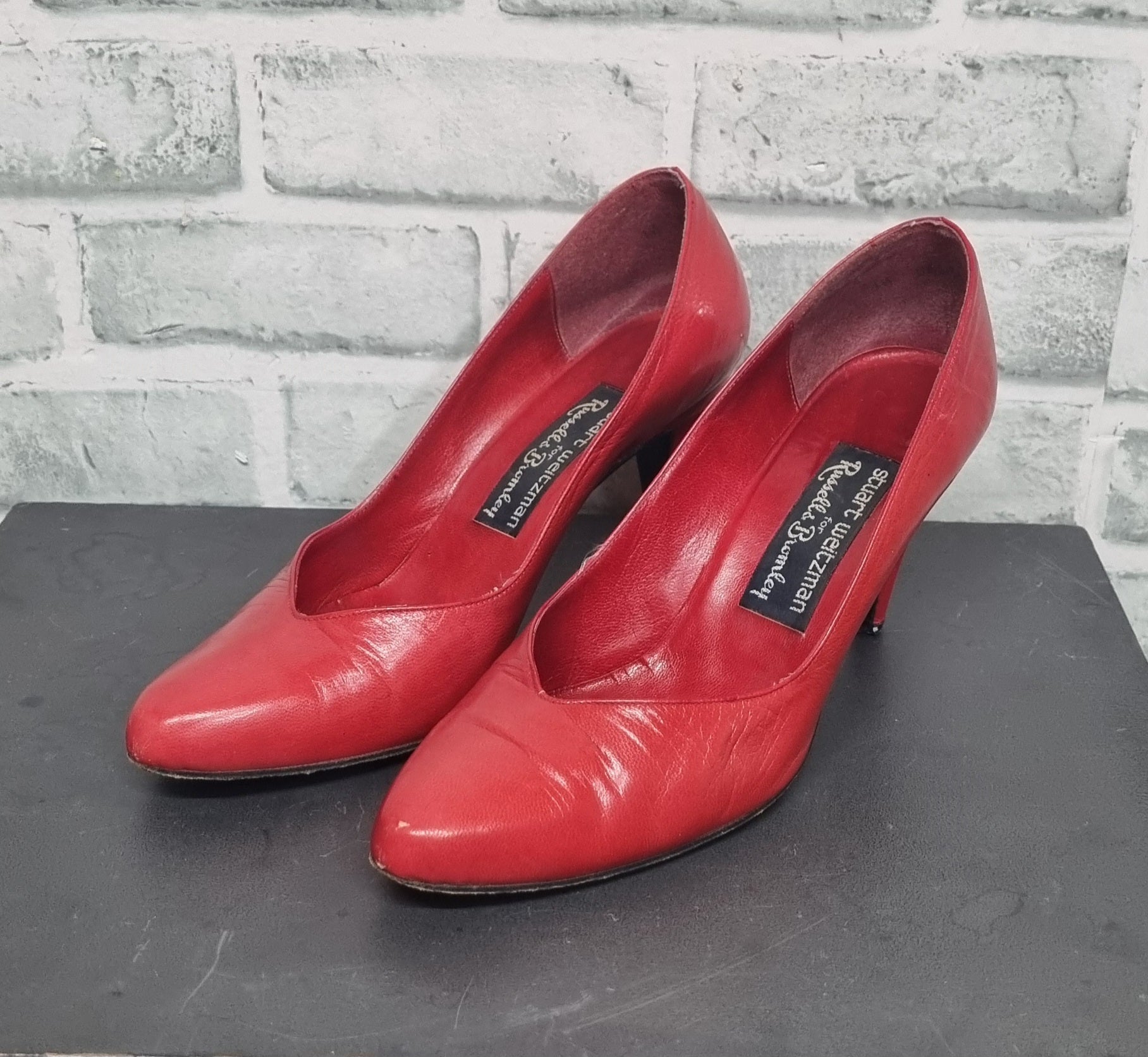 Vintage Stuart Weitzman for Russel & Bromley Venus Red Pumps – Shop for ...