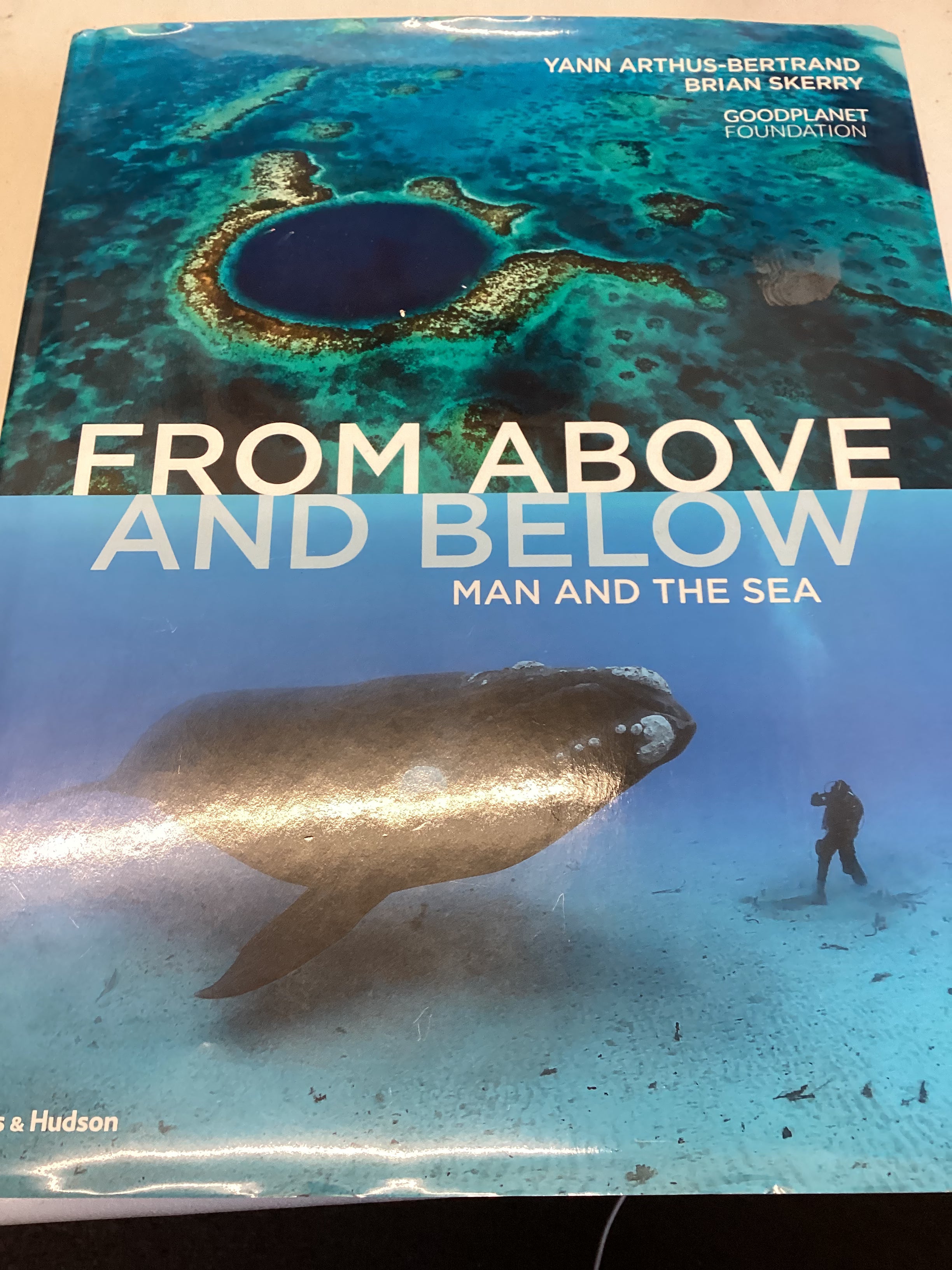 From above and Below Man and The Sea Yann Arthus-Bertrand Brian Skerry ...